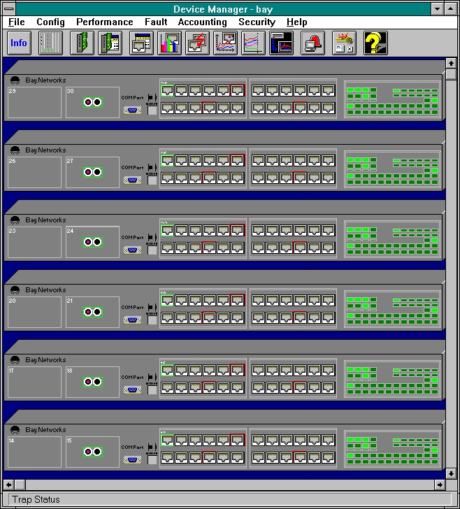 Bay System 5000 Hub (Ethernet), Bay StackHubs (Ethernet)